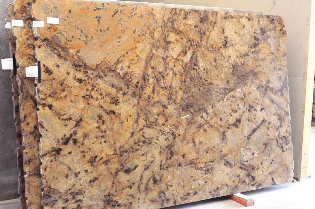 Lapidus Gold Granite Slabs for Your Countertop!